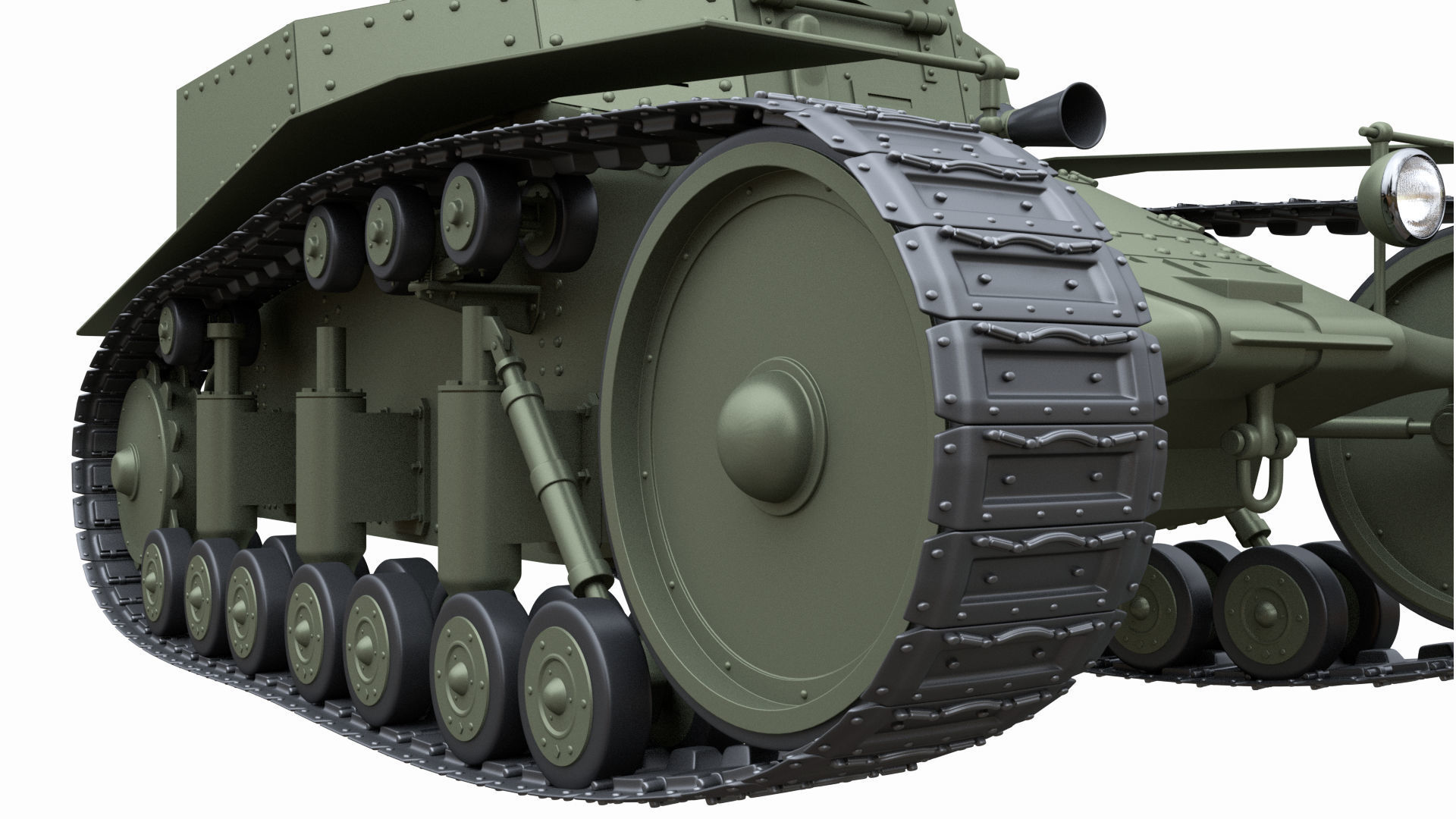 T-18 MS-1 Soviet Light Tank 3D model | CGTrader