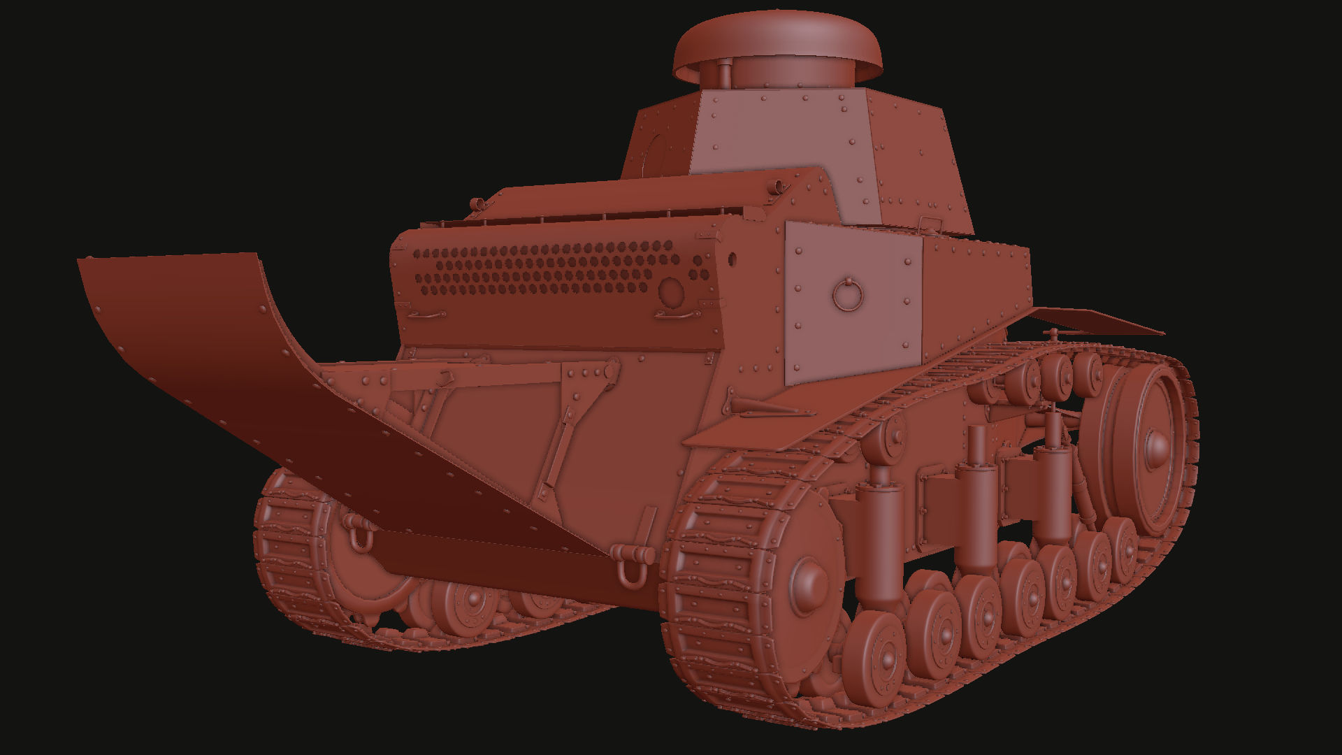 T-18 MS-1 Soviet Light Tank 3D model | CGTrader
