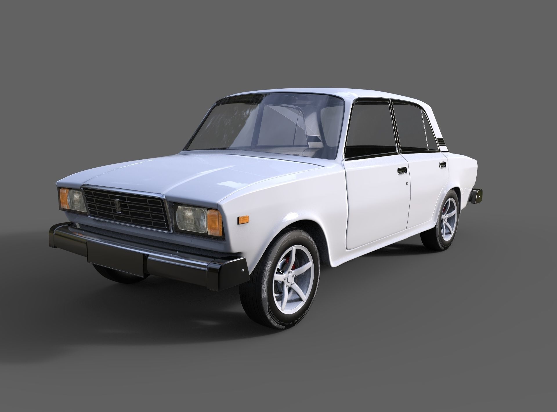VAZ 2107 3D model | CGTrader