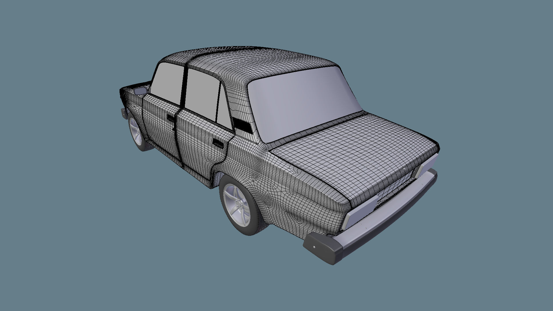 VAZ 2107 3D model | CGTrader