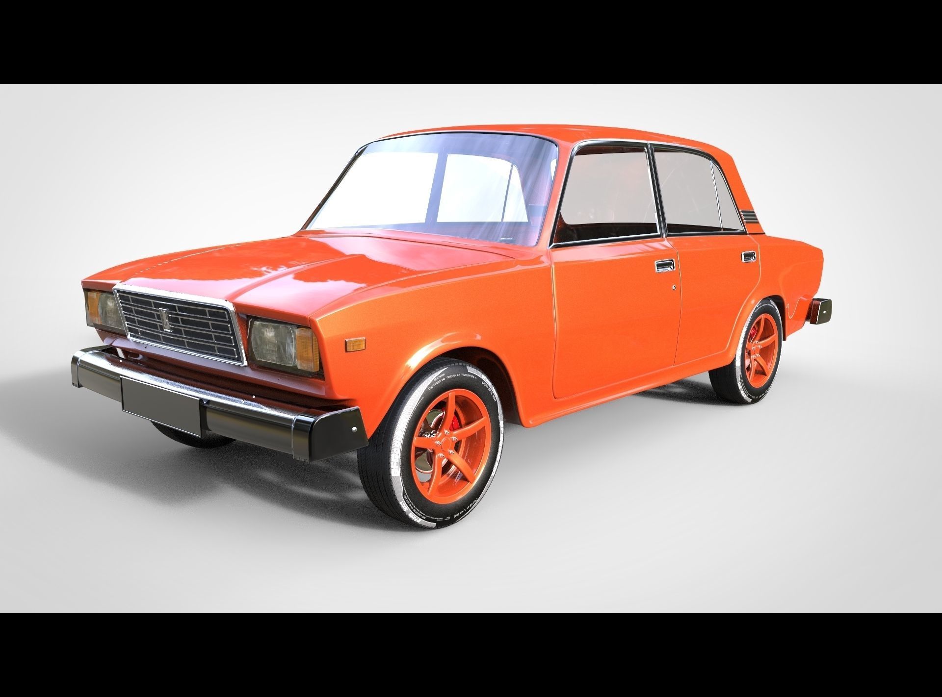 VAZ 2107 3D model | CGTrader