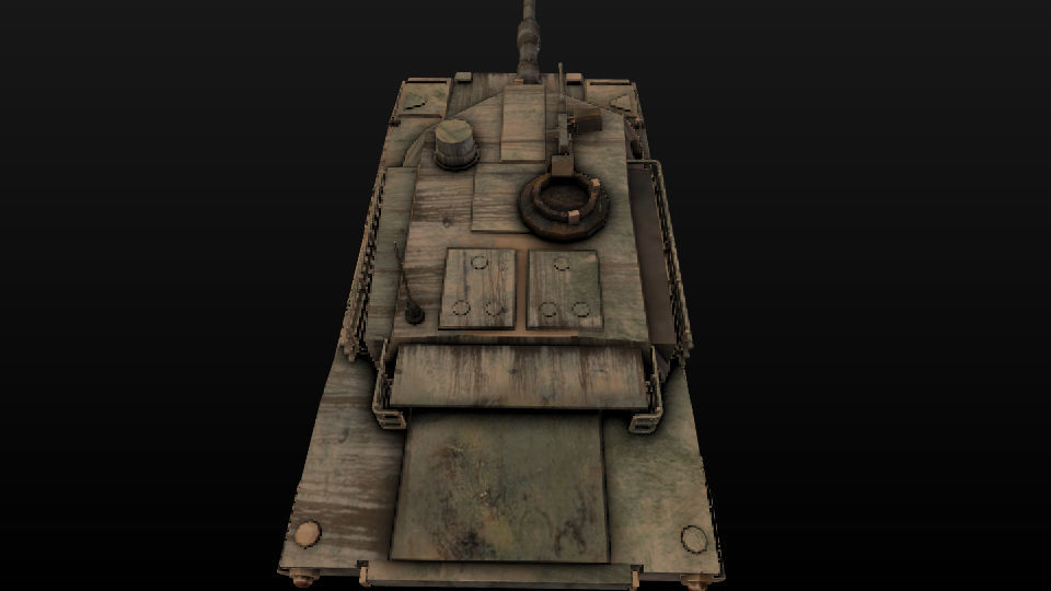 M1A2 ABRAMS post apocaliptic 3D model | CGTrader