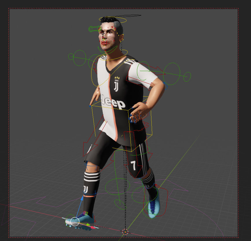 Cristiano Ronaldo 3D model rigged | CGTrader