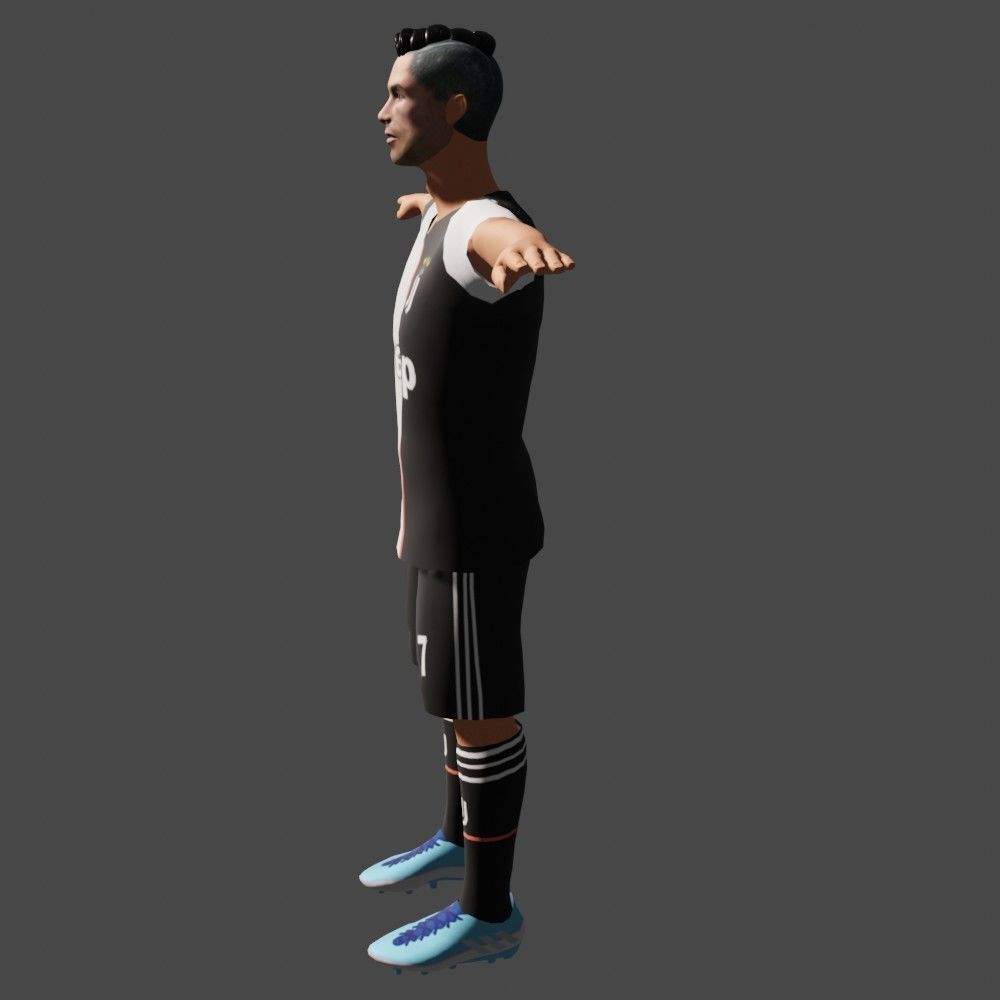 Cristiano Ronaldo 3D model rigged | CGTrader