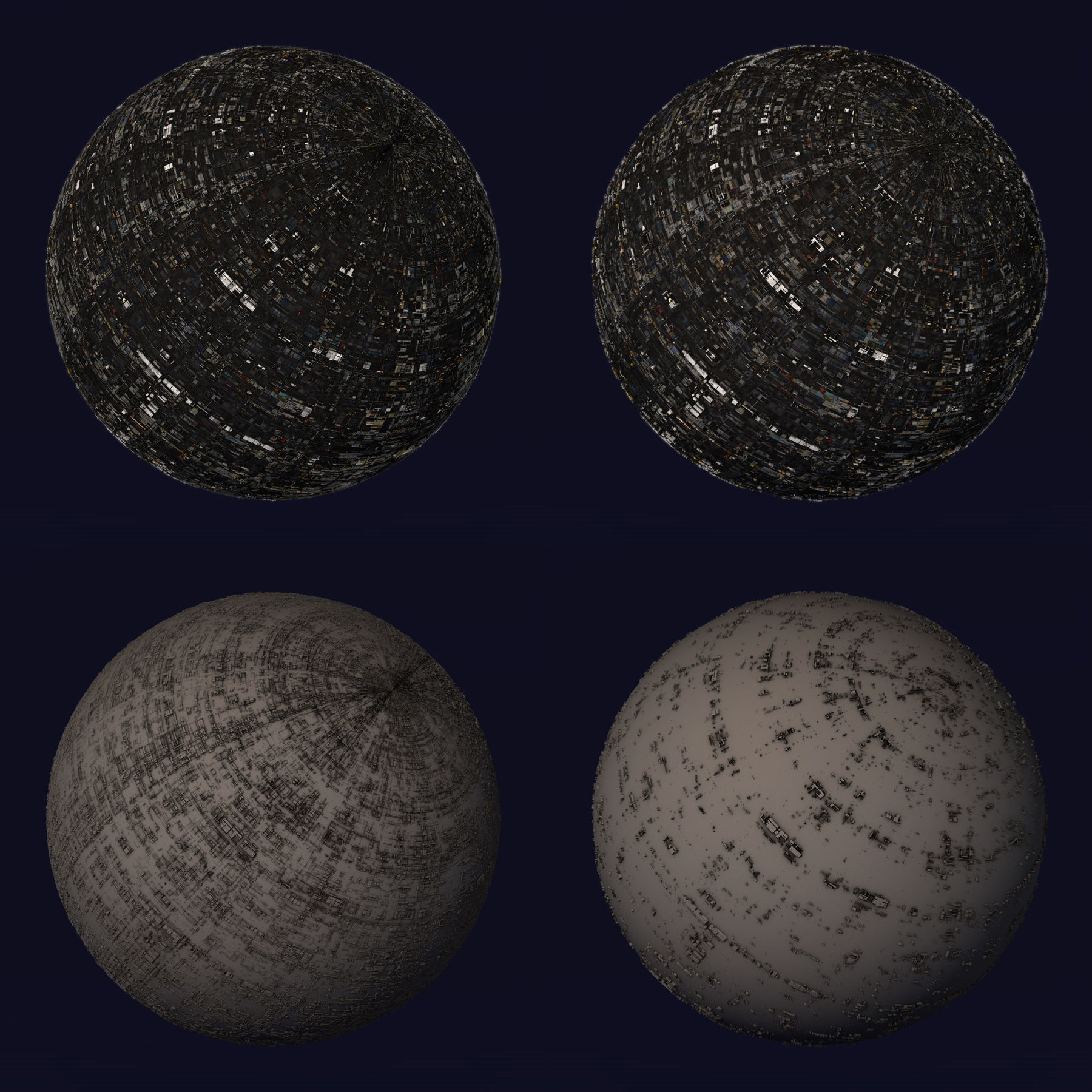 Scifi Artificial Moon Shader 009 Texture | CGTrader