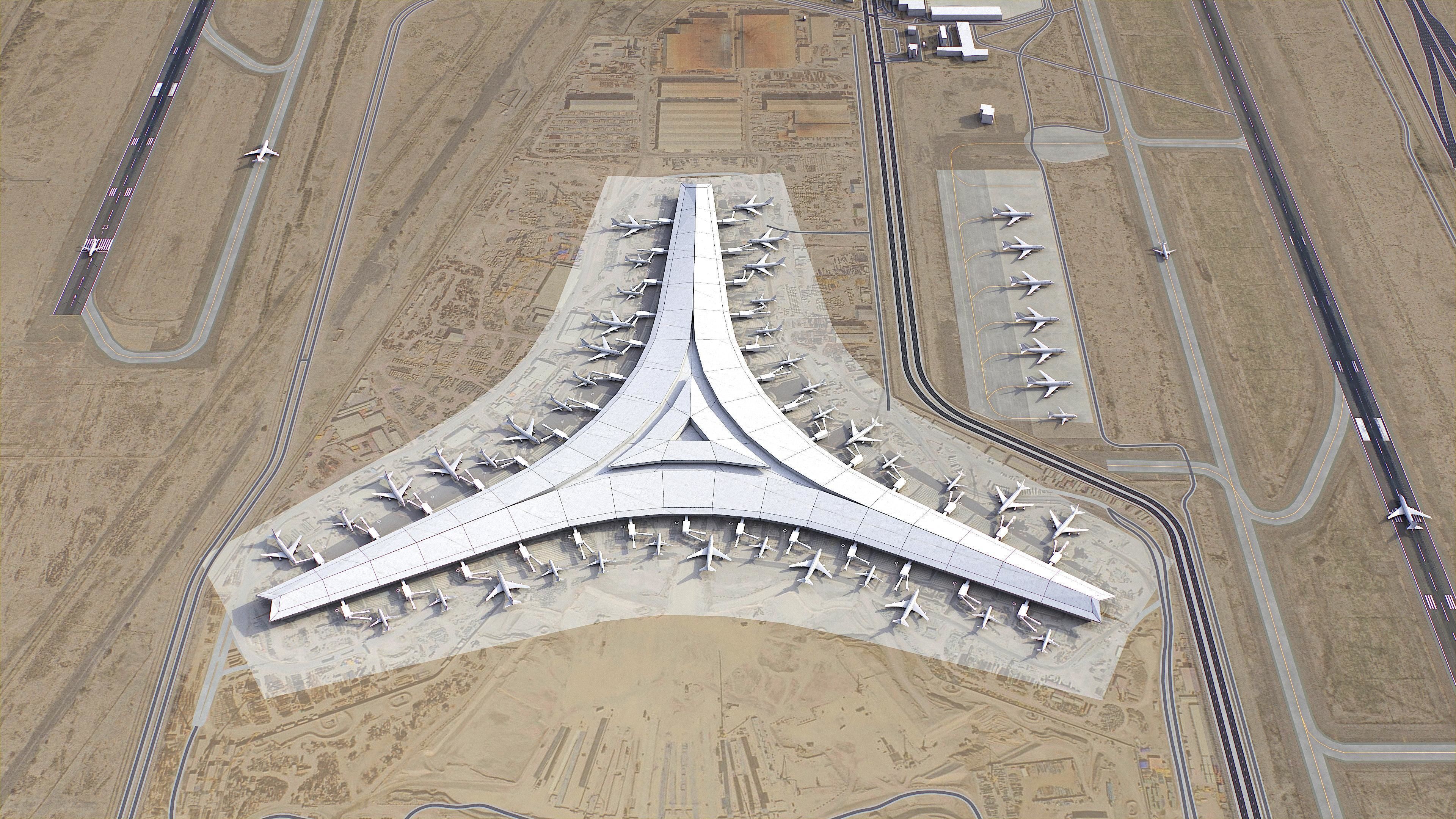 3D model Kuwait Airport VR / AR / low-poly | CGTrader