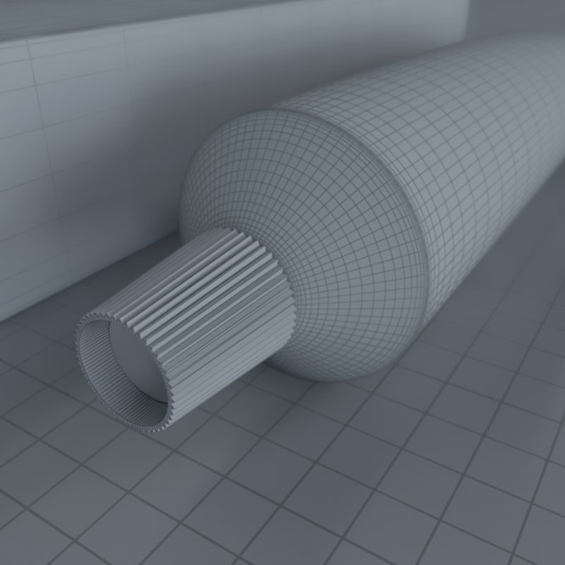 TOOTHPASTE CONTAINER 3D model | CGTrader