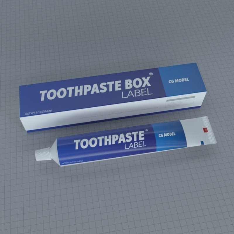 TOOTHPASTE CONTAINER 3D model | CGTrader