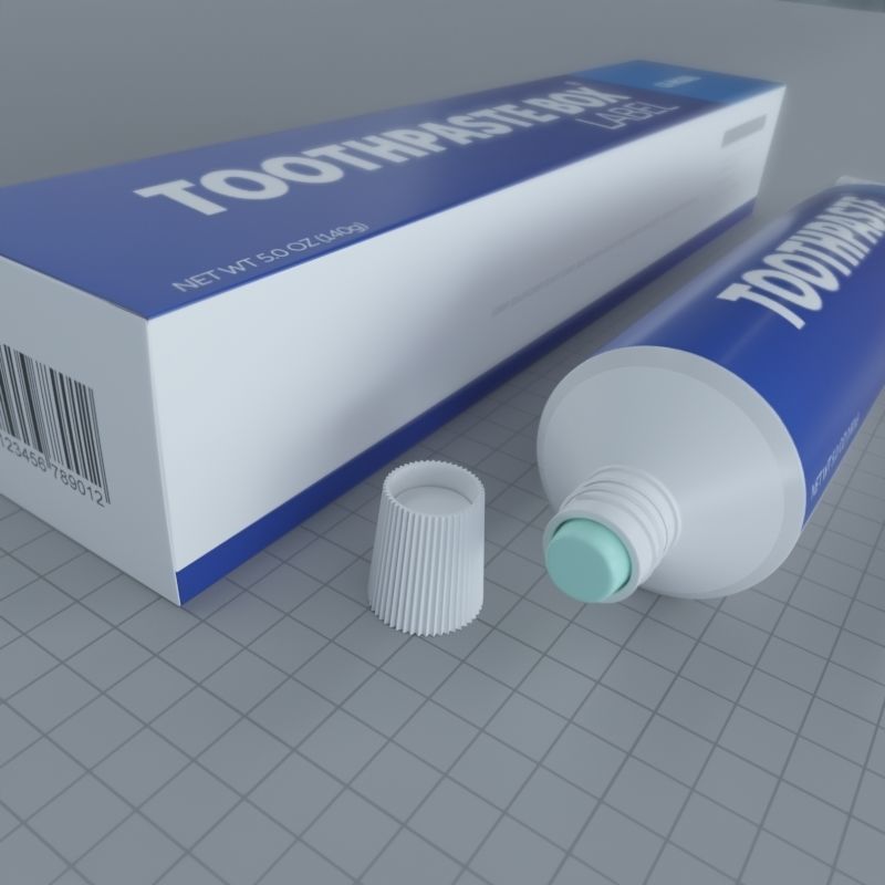 TOOTHPASTE CONTAINER 3D model | CGTrader