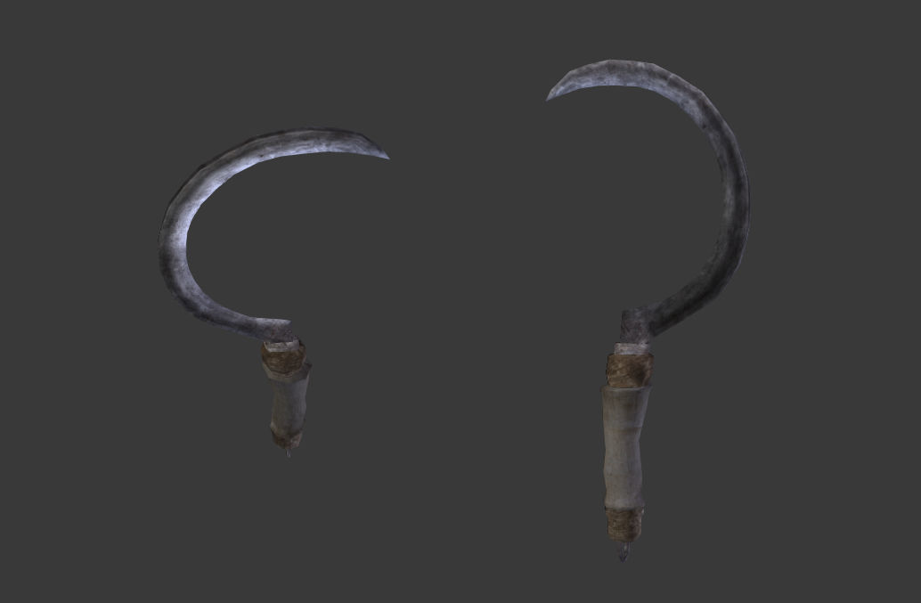 3D model Next Gen AAA Sickle - game model lowpoly VR / AR / low-poly ...