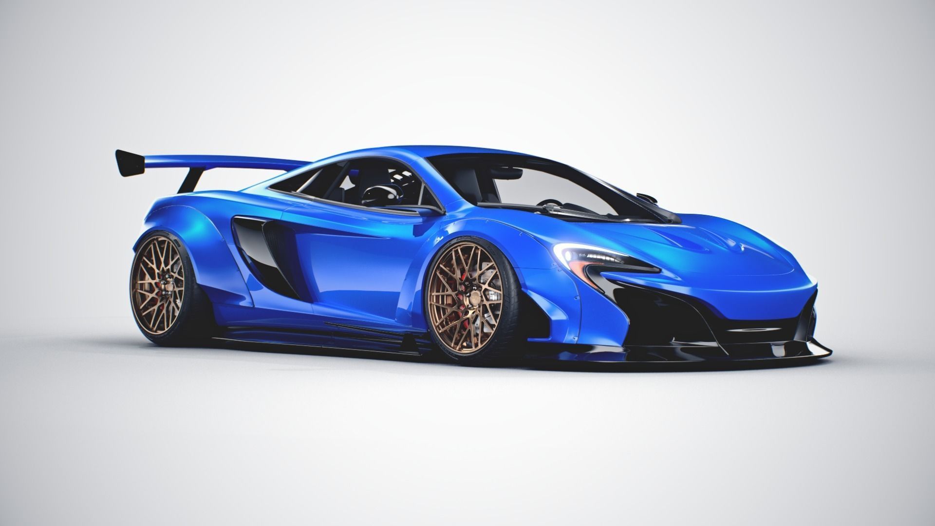 McLaren 650s Liberty Walk LB 3D model | CGTrader