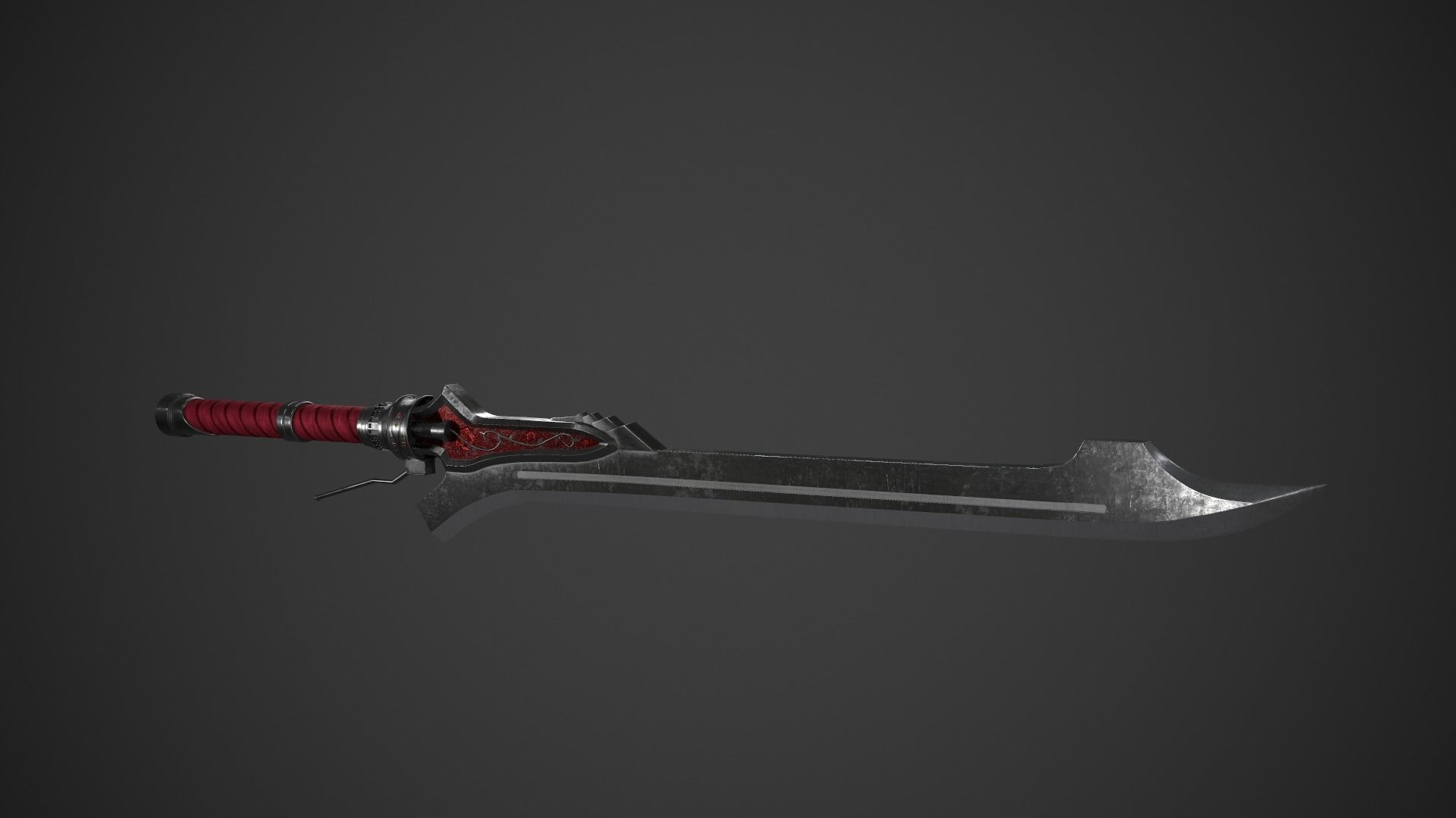 Red Queen sword 3D model | CGTrader
