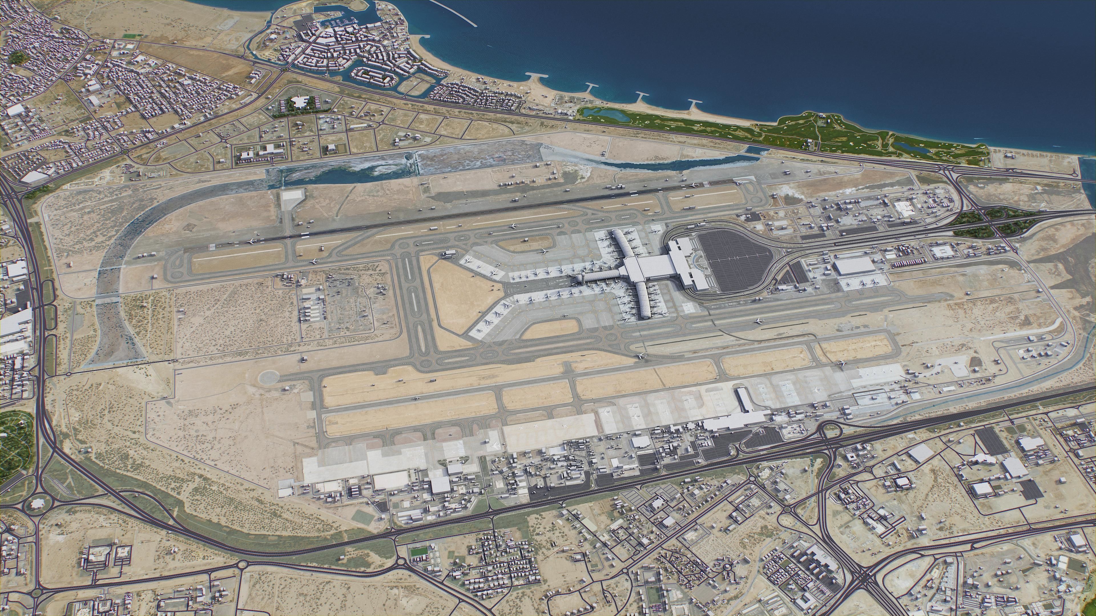3D model Muscat Airport VR / AR / low-poly | CGTrader