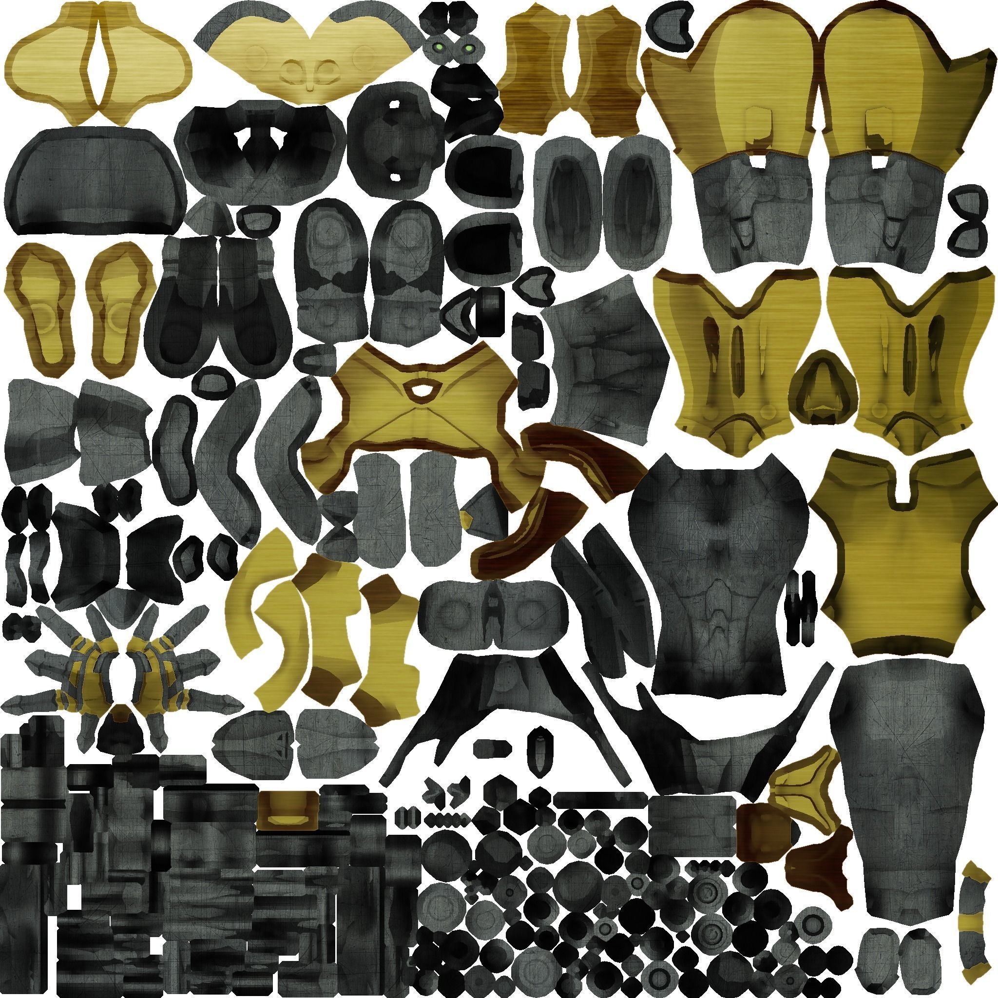 3D model Robo Skeleton Cyborg Full Character VR / AR / low-poly | CGTrader