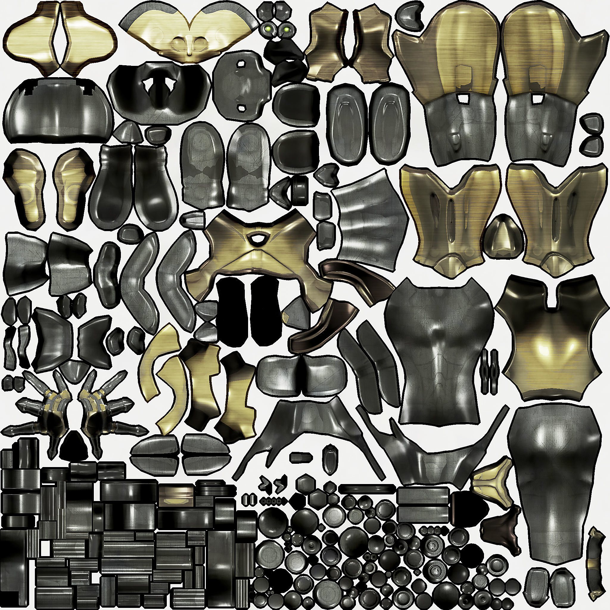 3D model Robo Skeleton Cyborg Full Character VR / AR / low-poly | CGTrader