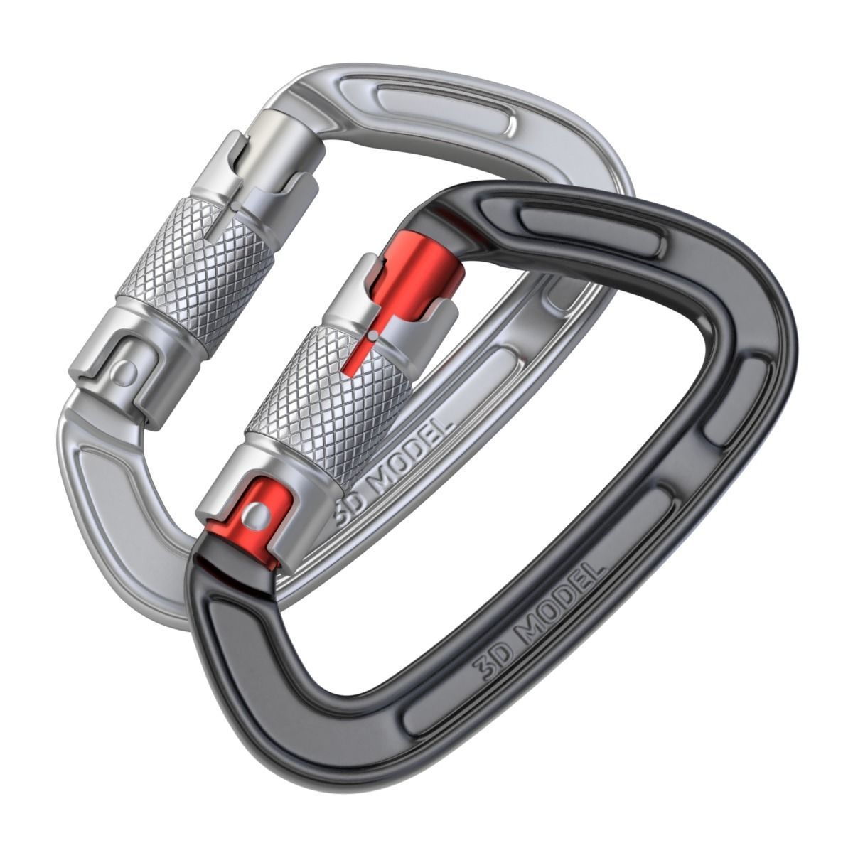 Climbing Carabiner Clip 3D model | CGTrader