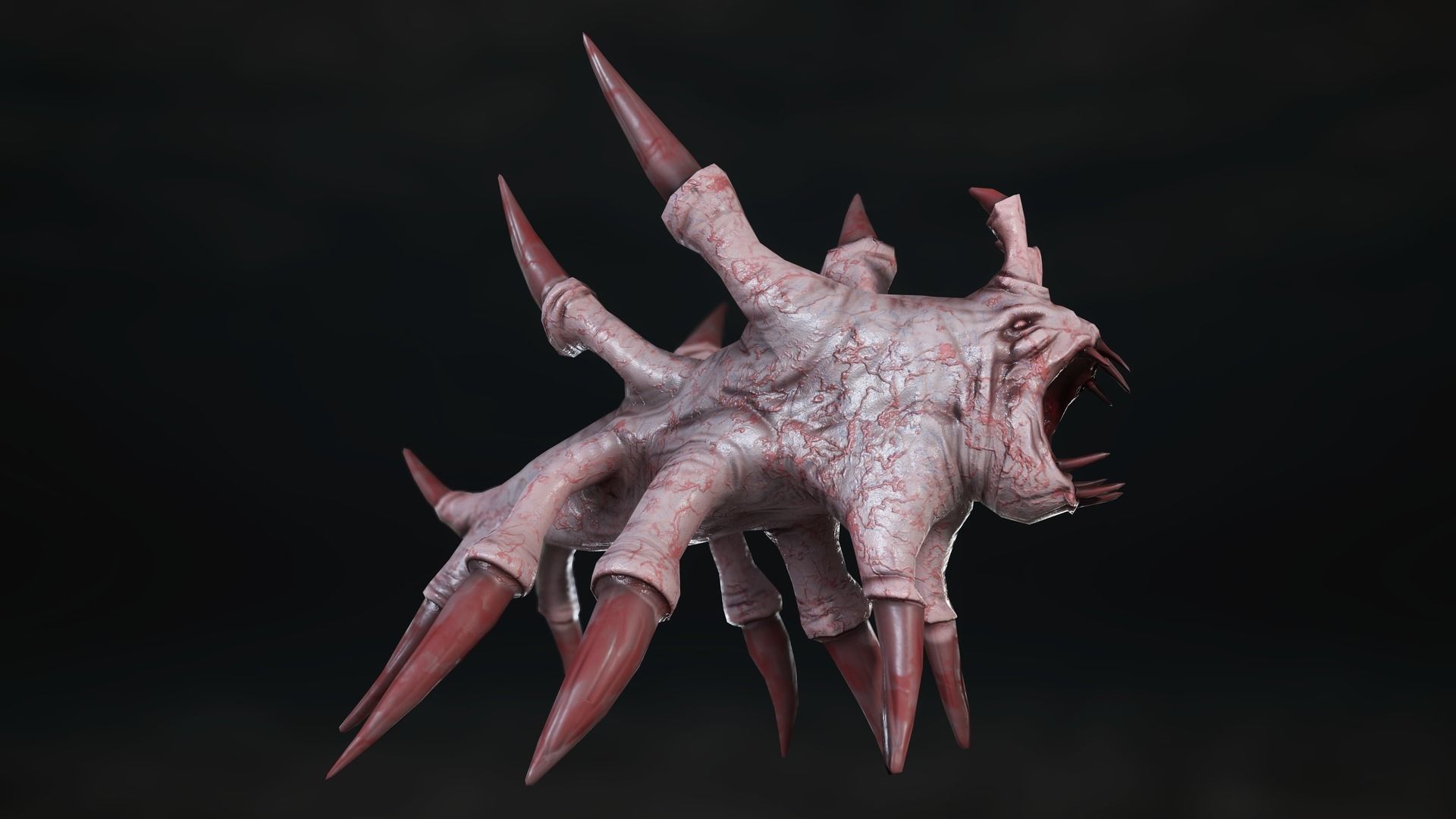 3D model Bone Monster VR / AR / low-poly rigged animated | CGTrader