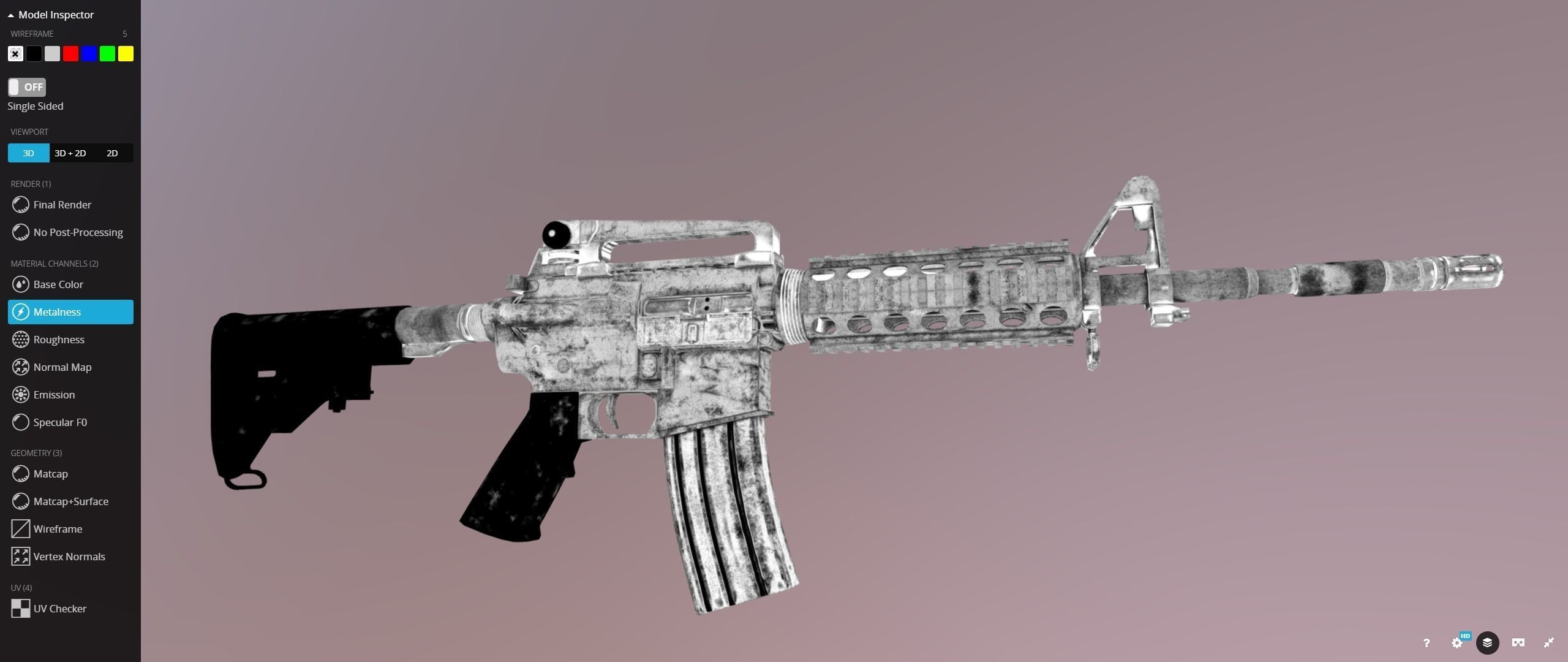 3D model Colt M4 Rifle VR / AR / low-poly | CGTrader