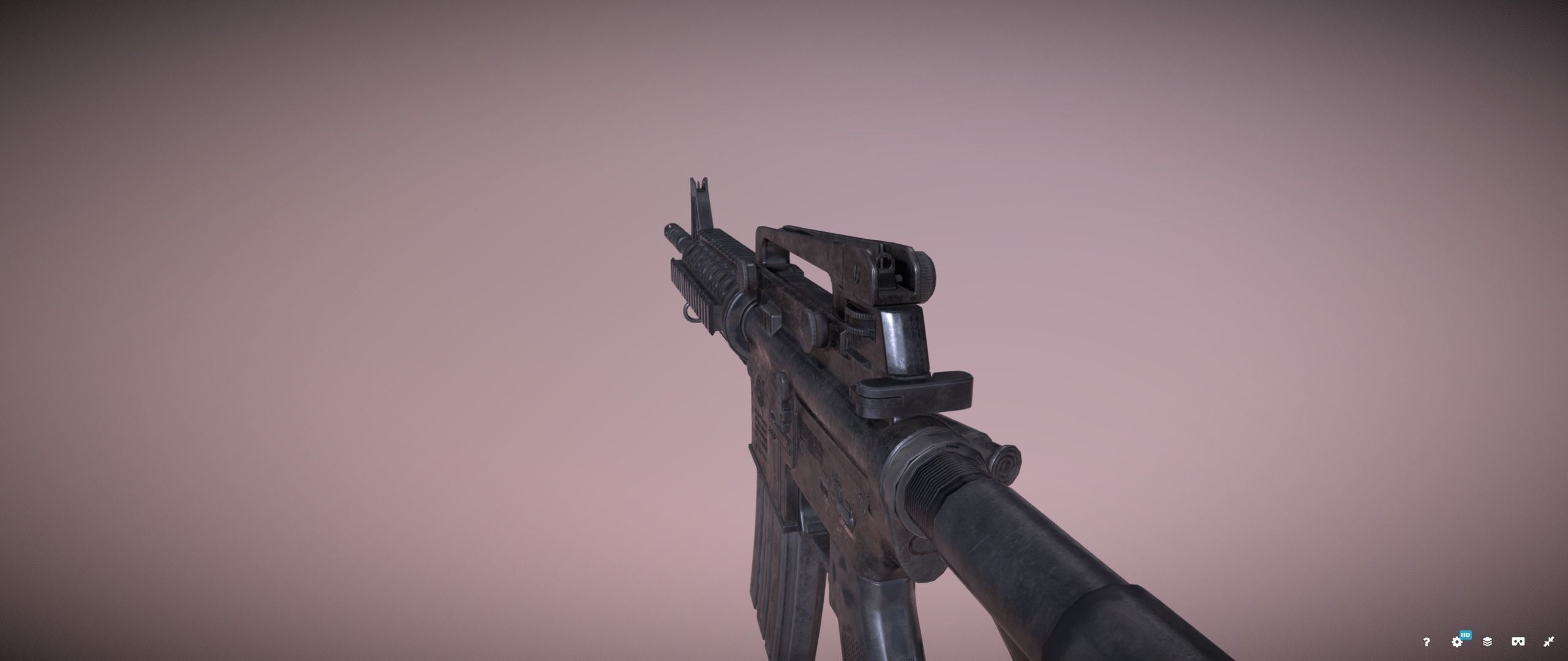 3D model Colt M4 Rifle VR / AR / low-poly | CGTrader