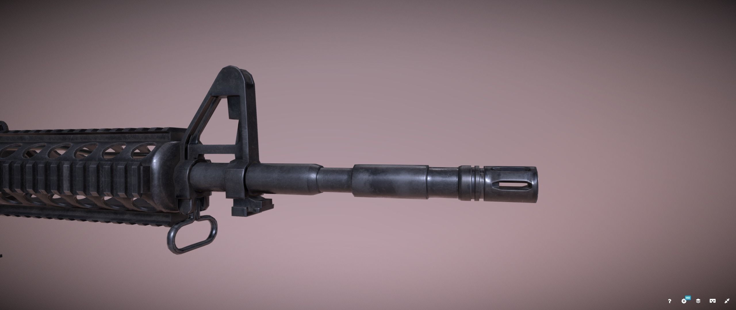 3D model Colt M4 Rifle VR / AR / low-poly | CGTrader