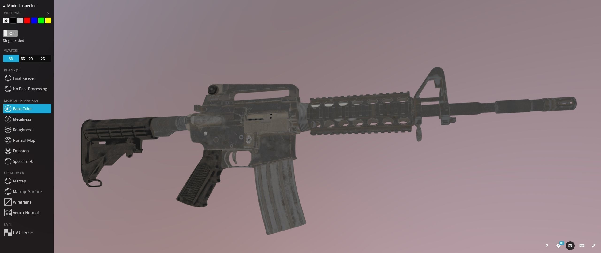 3D model Colt M4 Rifle VR / AR / low-poly | CGTrader