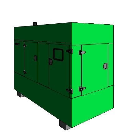 MOTOGENERADOR generator 3D model animated rigged | CGTrader