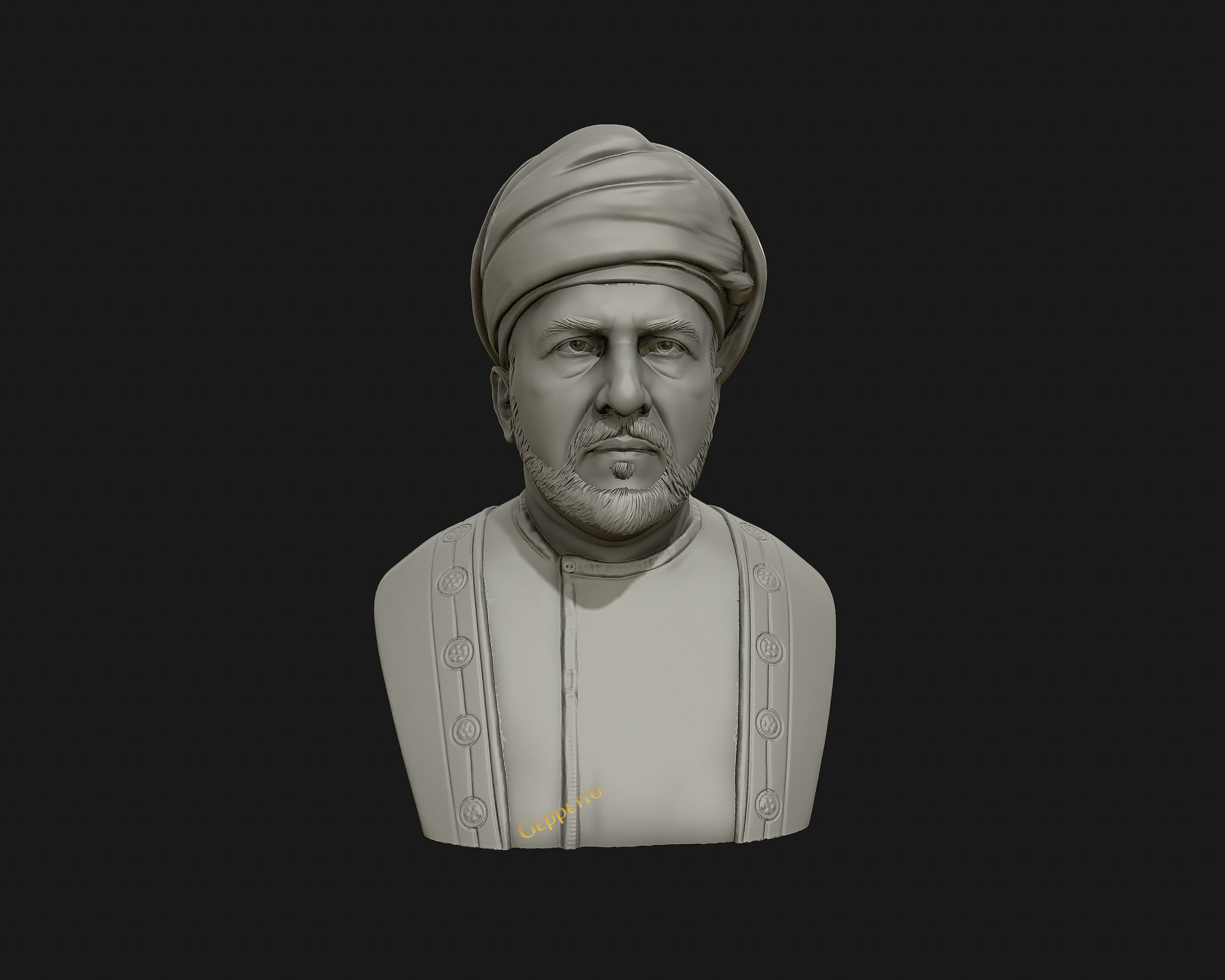 Sultan Qaboos 3D Model ready to 3D print 3D model 3D printable | CGTrader