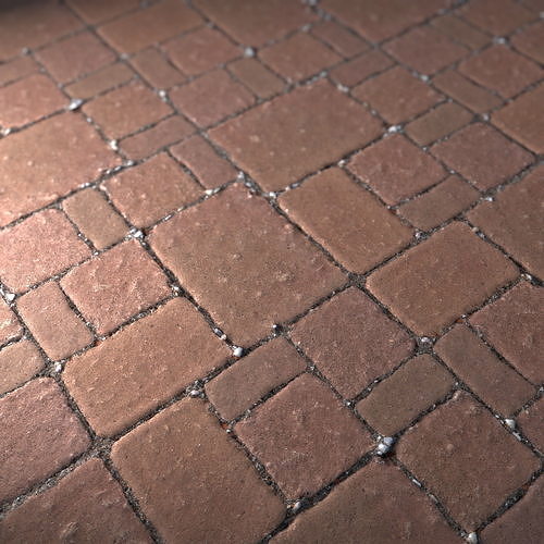 Red tile texture 02 Texture | CGTrader