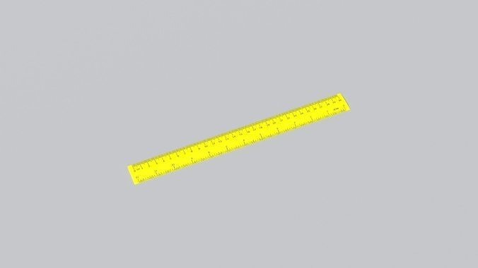 3D model Ruler VR / AR / low-poly | CGTrader