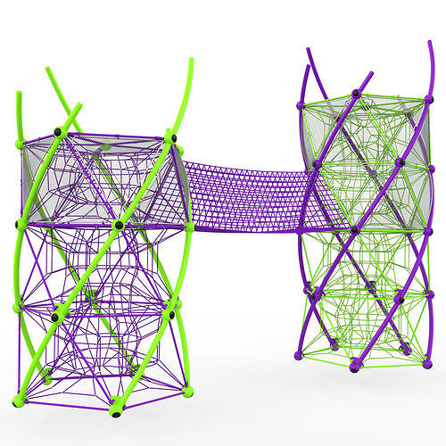 Berliner DNA Tower 3D model | CGTrader