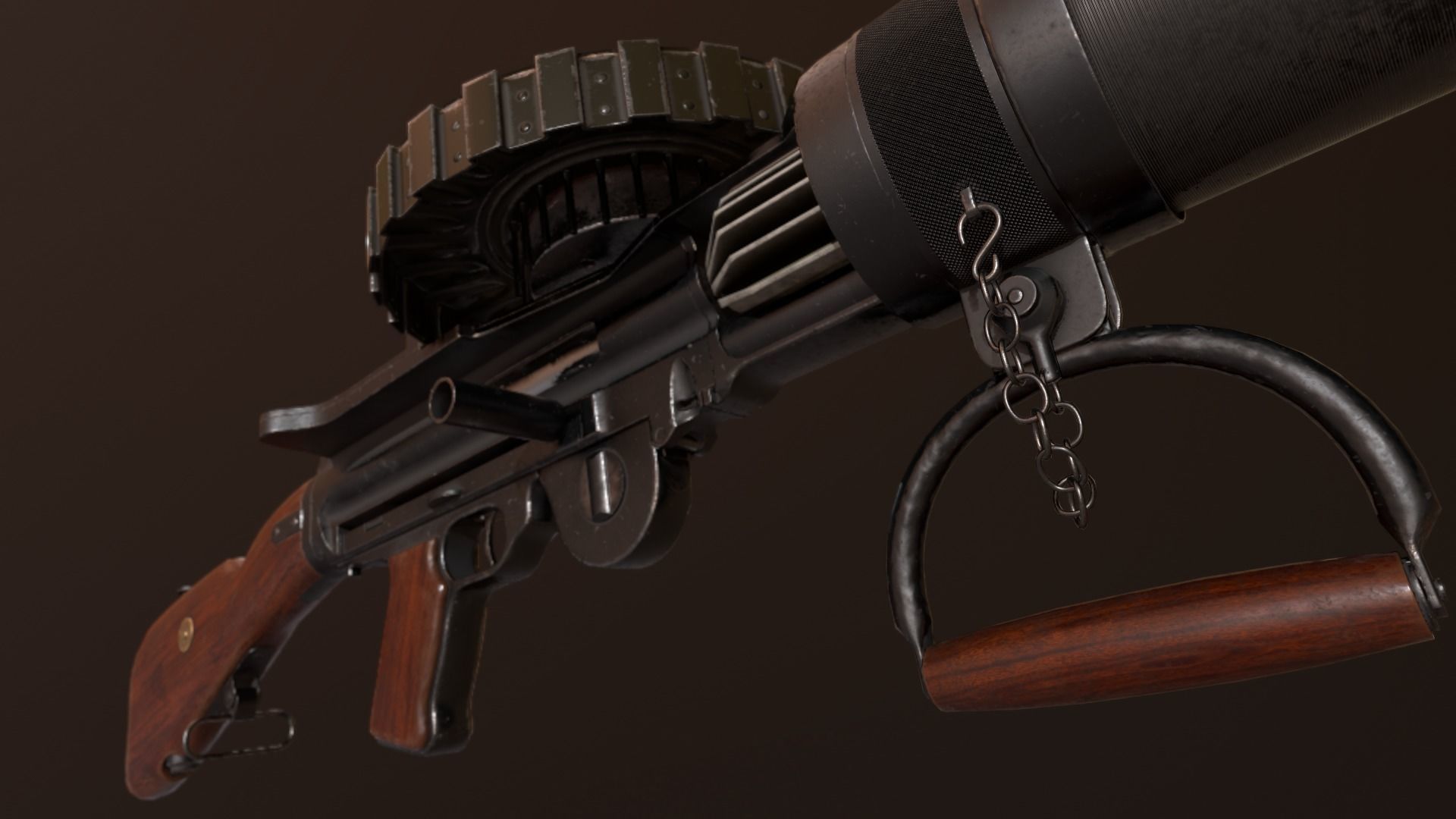 3D model Lewis machine gun VR / AR / low-poly | CGTrader