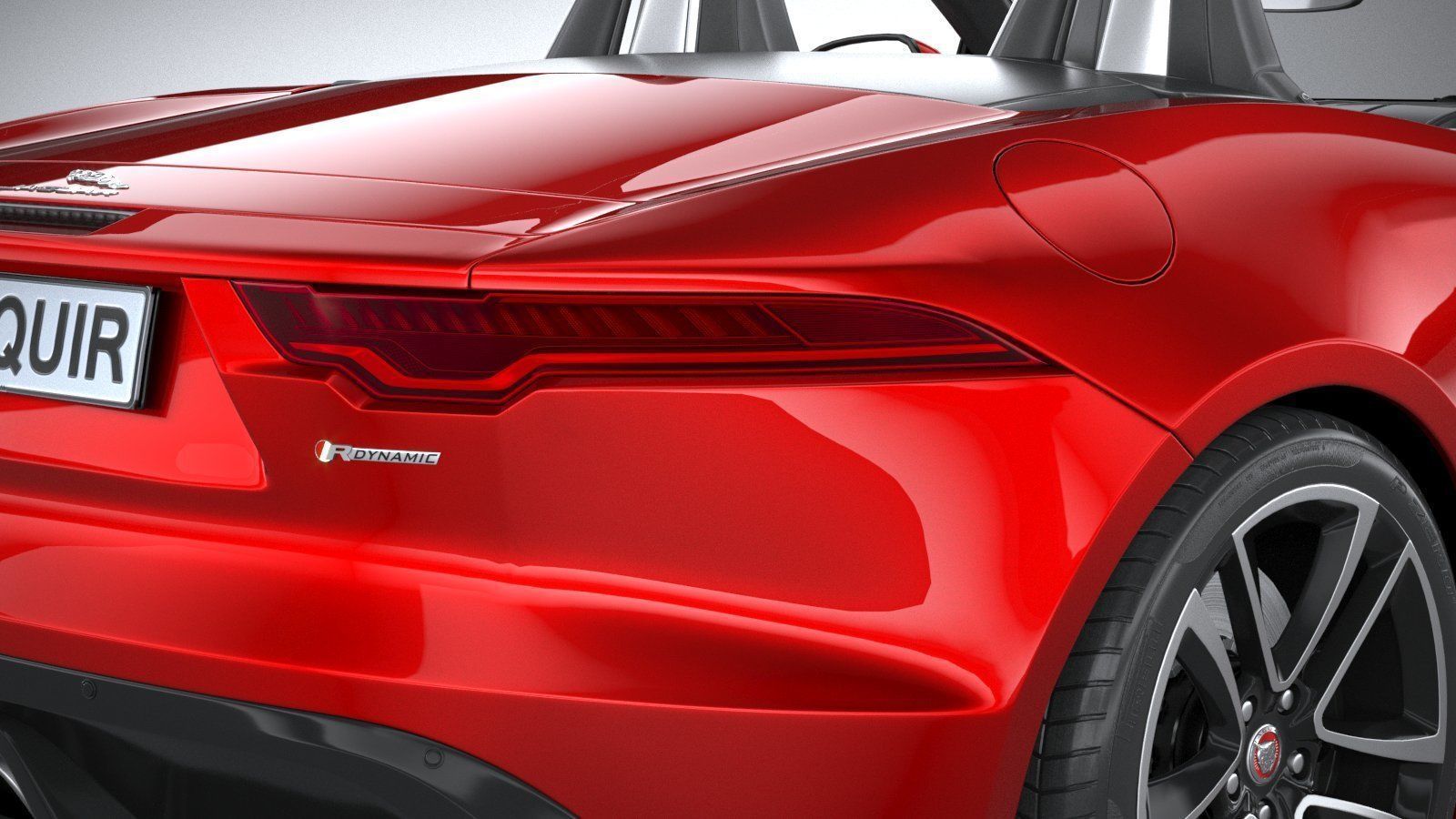 Jaguar F-Type R Dynamic Convertible 2021 3D model | CGTrader