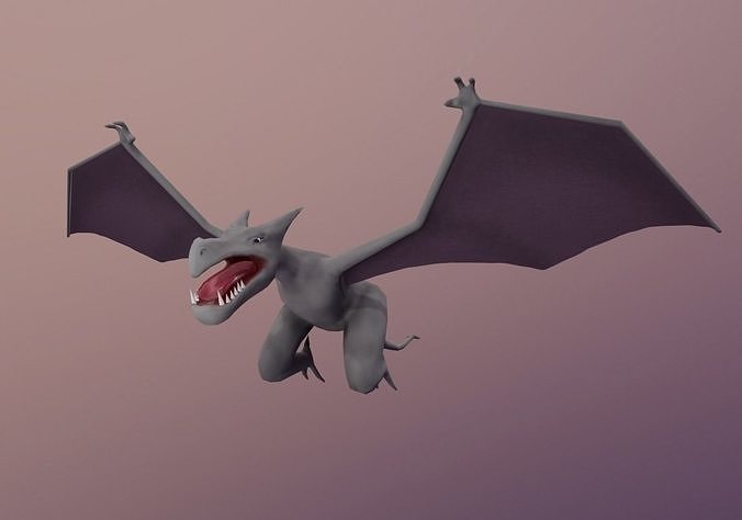 3D model Aerodactyl dragon VR / AR / low-poly | CGTrader