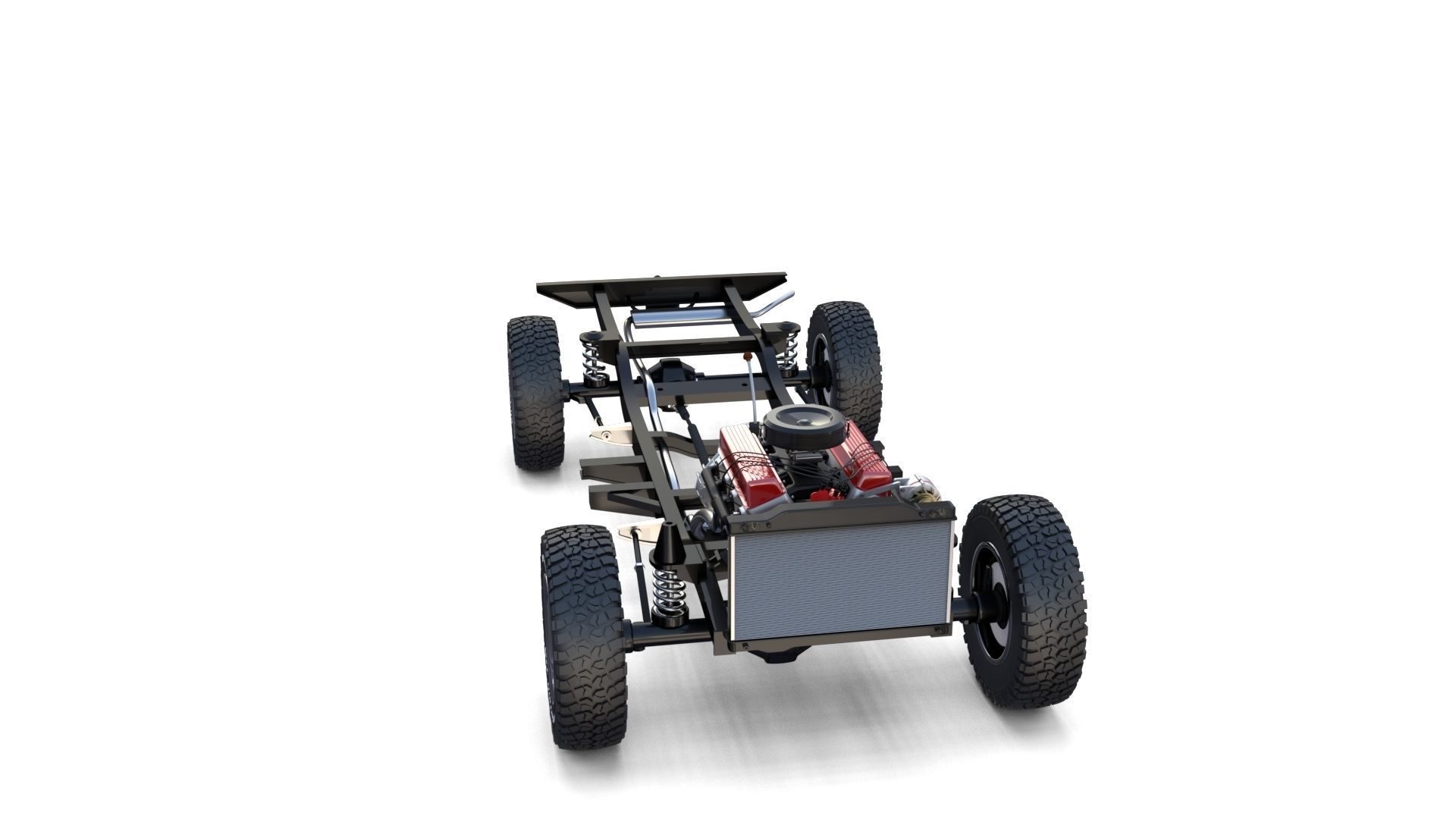 Range Rover Classic Full Chassis 3D model | CGTrader