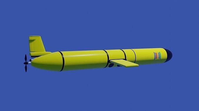 Subsea AUV 3D model | CGTrader