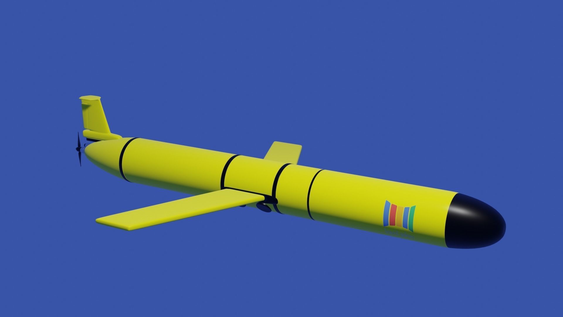 Subsea AUV 3D model | CGTrader