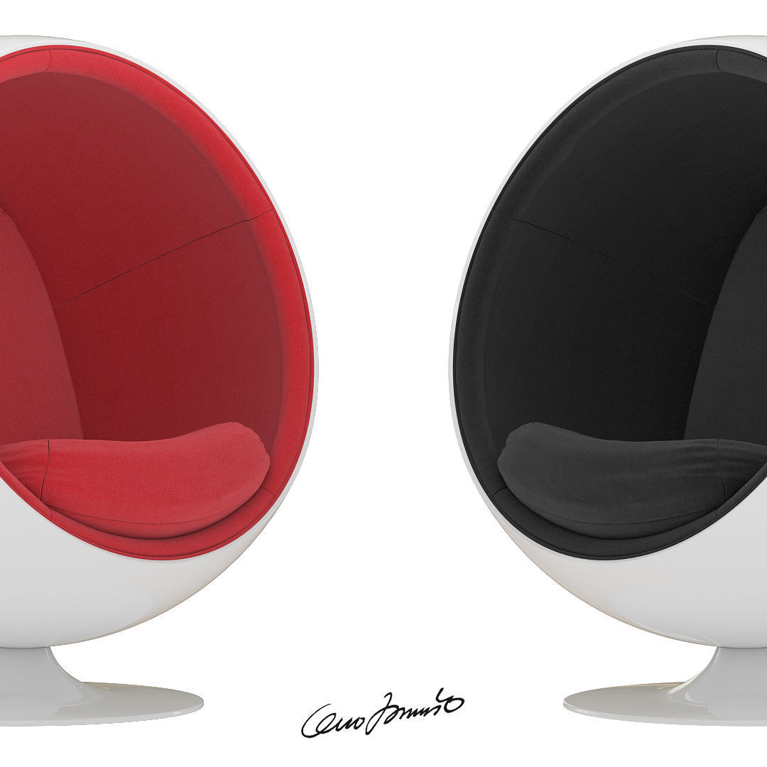 Eero Aarnio Ball Chair 1963 3D model | CGTrader