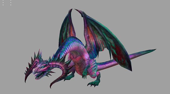 3D model Model Dragon VR / AR / low-poly | CGTrader