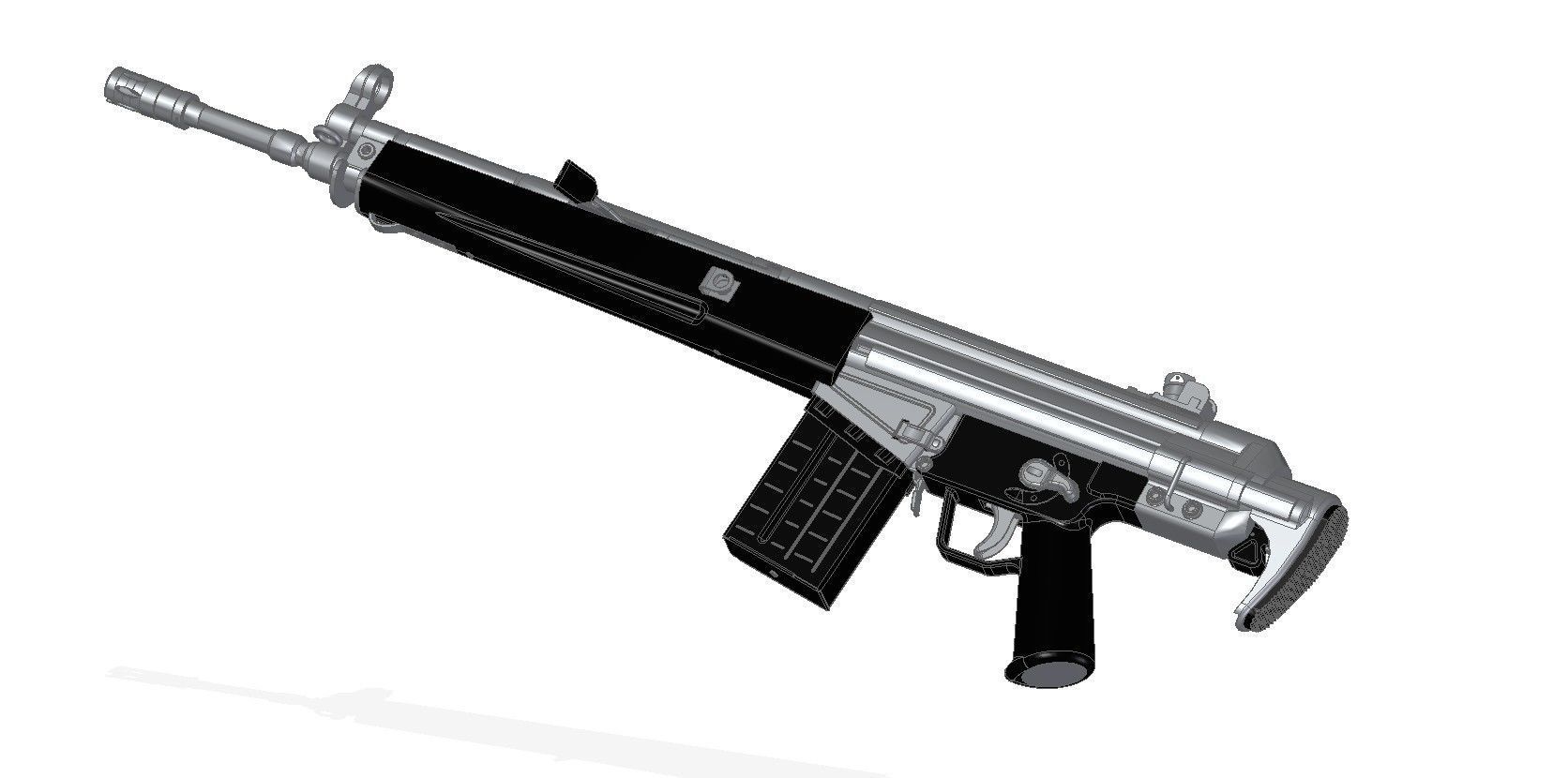 HK G3A4 3D model | CGTrader