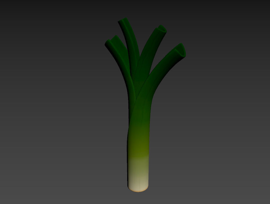3D model Cartoon Leek VR / AR / low-poly | CGTrader