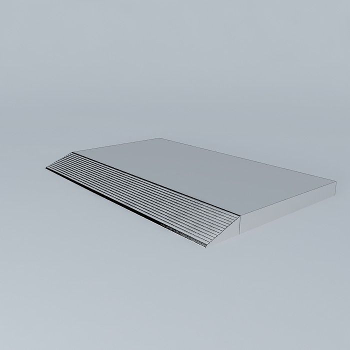 White Ramp free 3D model | CGTrader