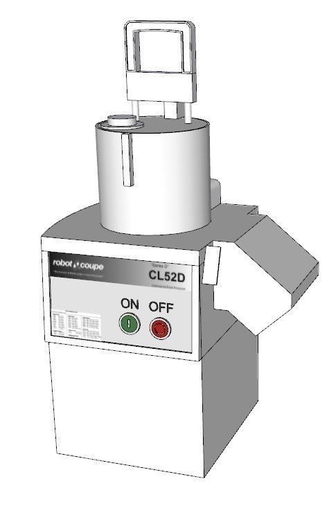Robot Coupe CL52D 3D model animated | CGTrader