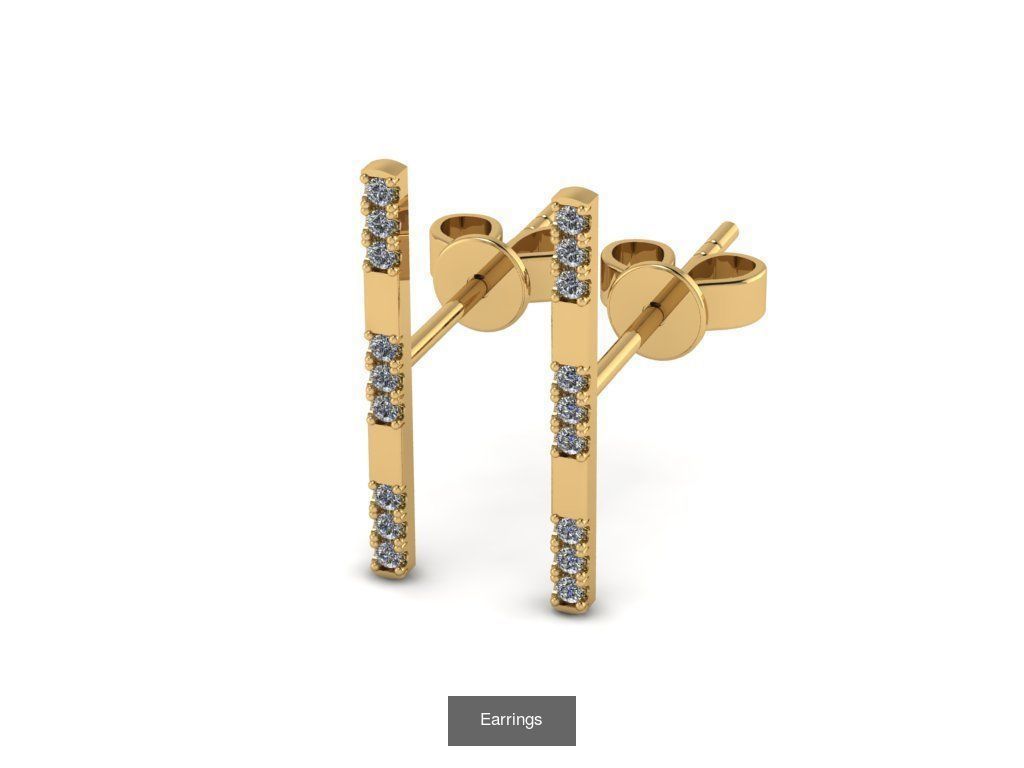 Jewelry Earrings COLLECTION | CGTrader