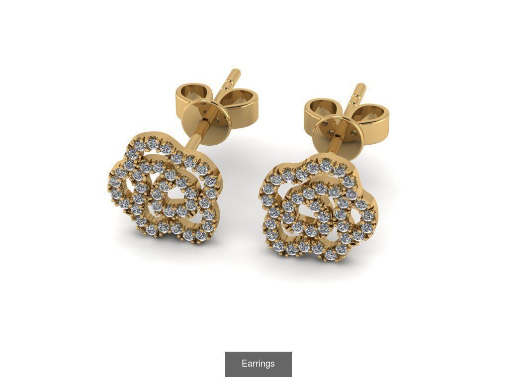 Jewelry Earrings COLLECTION | CGTrader