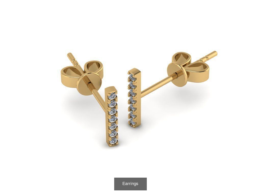 Jewelry Earrings COLLECTION | CGTrader