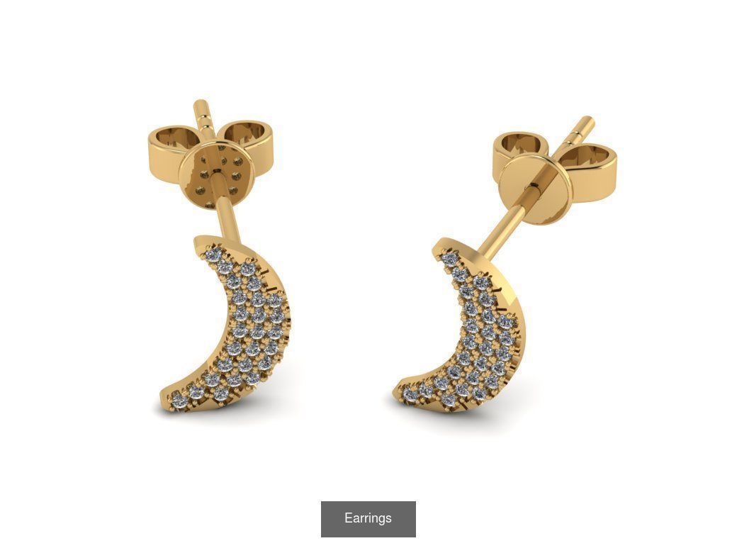 Jewelry Earrings COLLECTION | CGTrader