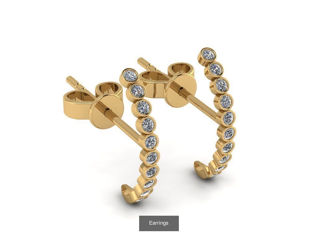 Jewelry Earrings COLLECTION | CGTrader