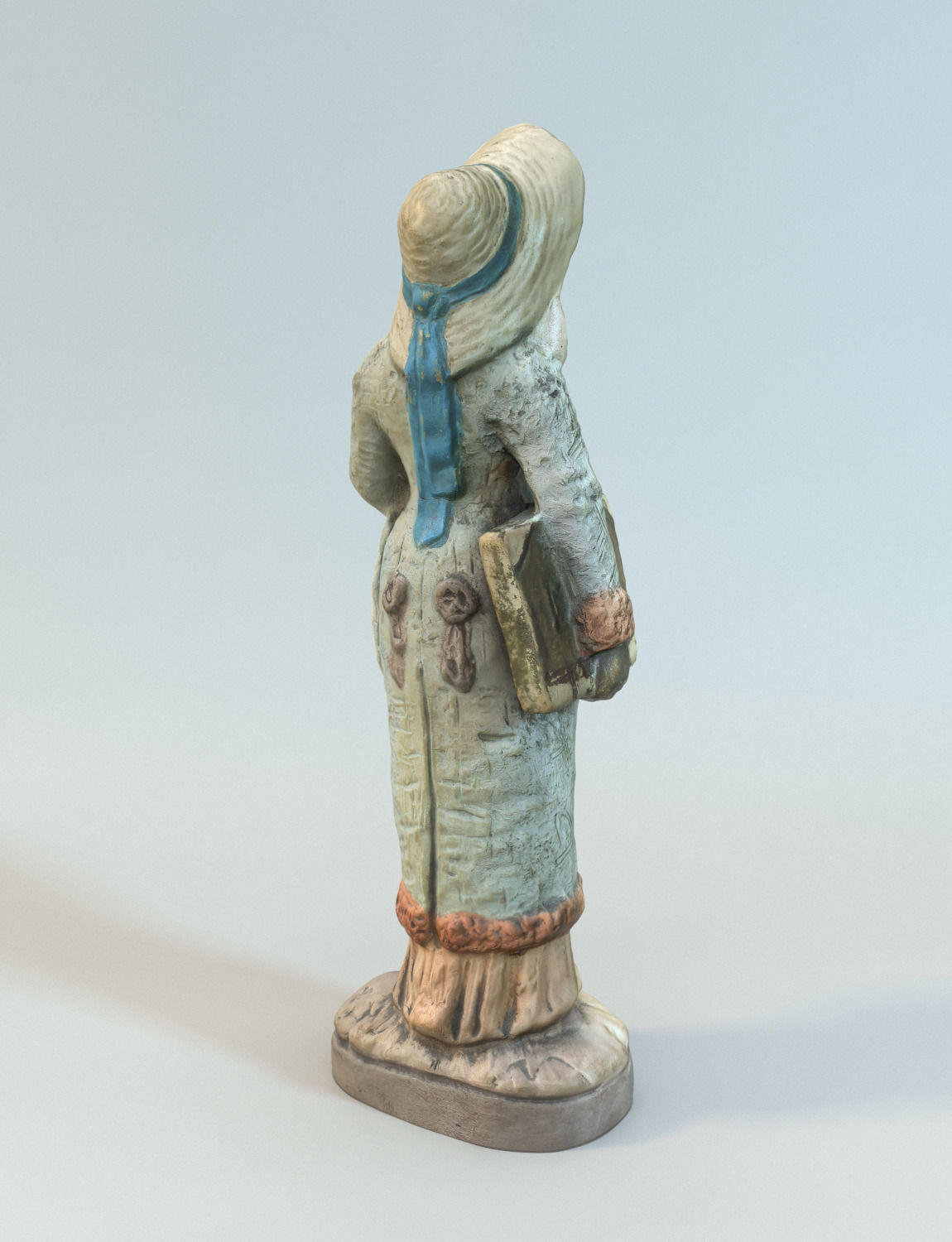 Decorative old woman statue free 3D model | CGTrader