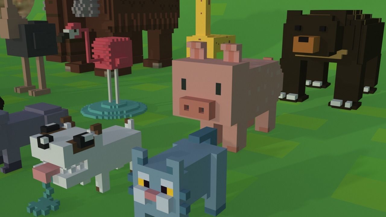 3D model Voxel Animals Pack VR / AR / low-poly | CGTrader