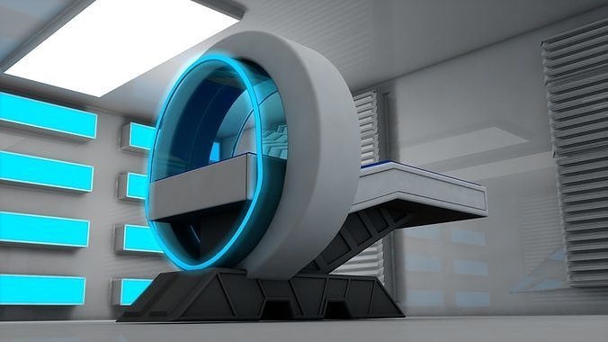 Sci Fi Medical Scanner 3D model | CGTrader